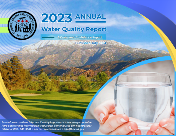 Annual Water Quality Report Now Available | Beaumont-Cherry Valley Water District